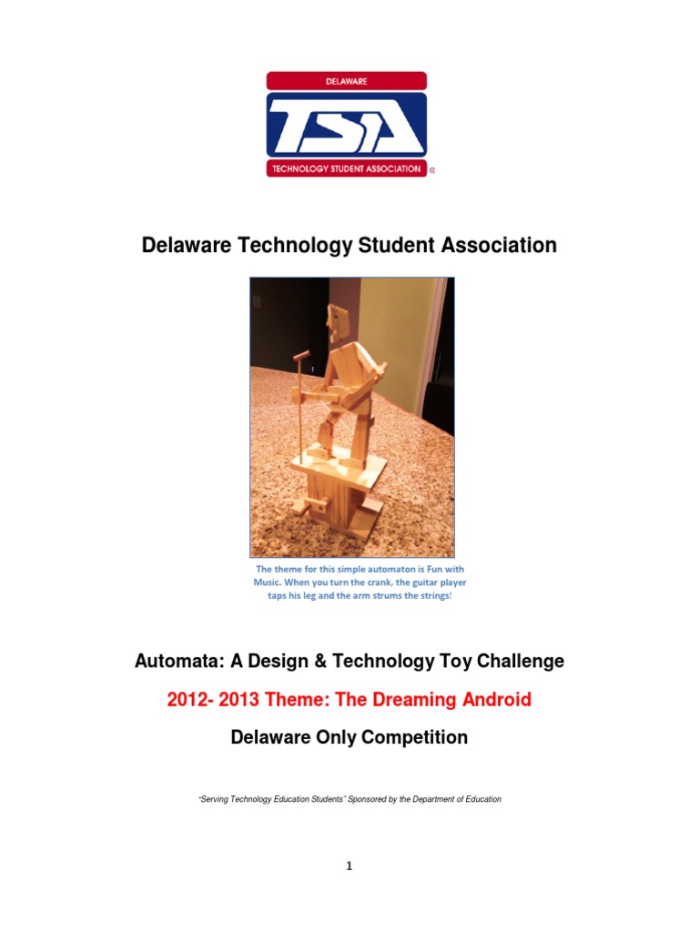 Delaware Technology Student Association: Automata: A Design ...