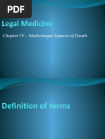 Stages of Post Mortem Lividity and Putrefaction of The Body | PDF ...