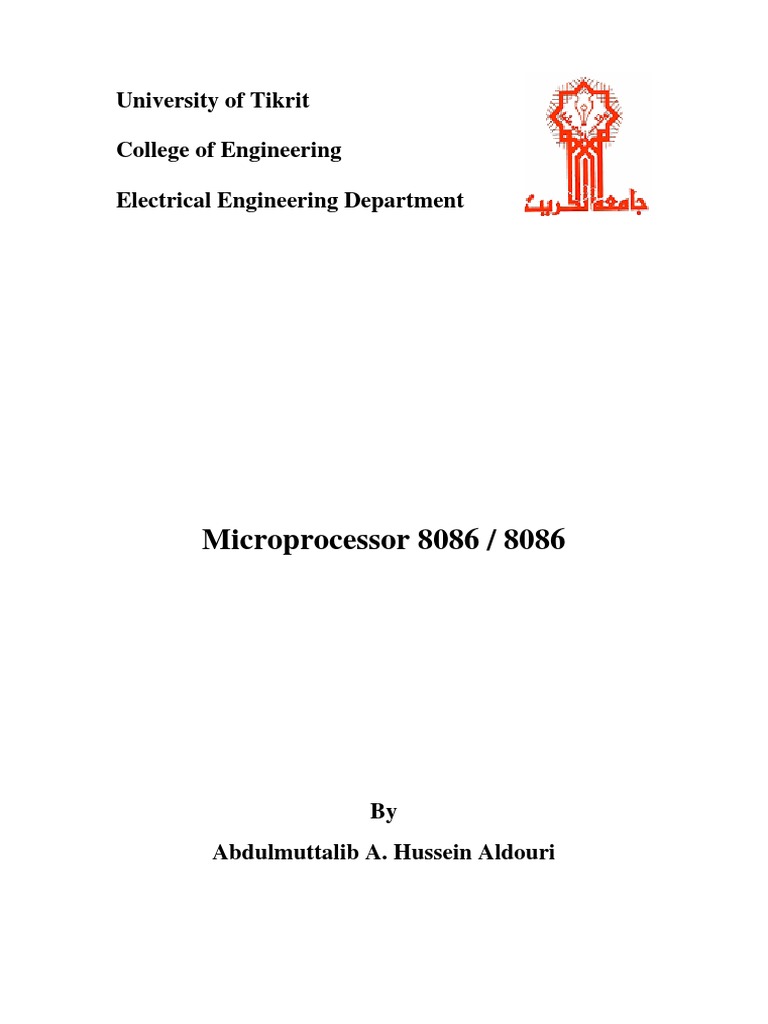 Micro Processer 8086-1 | PDF | Computer Data Storage | Central ...