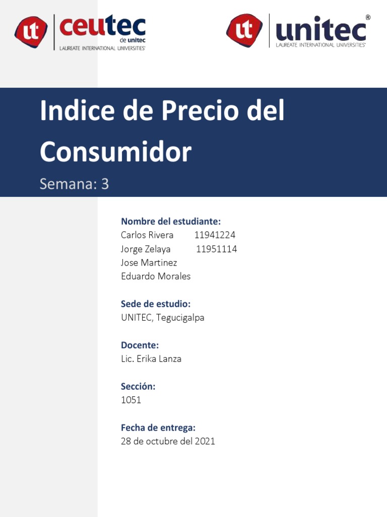 Análisis del IPC en Honduras 2021 | PDF | Índice de precios al ...