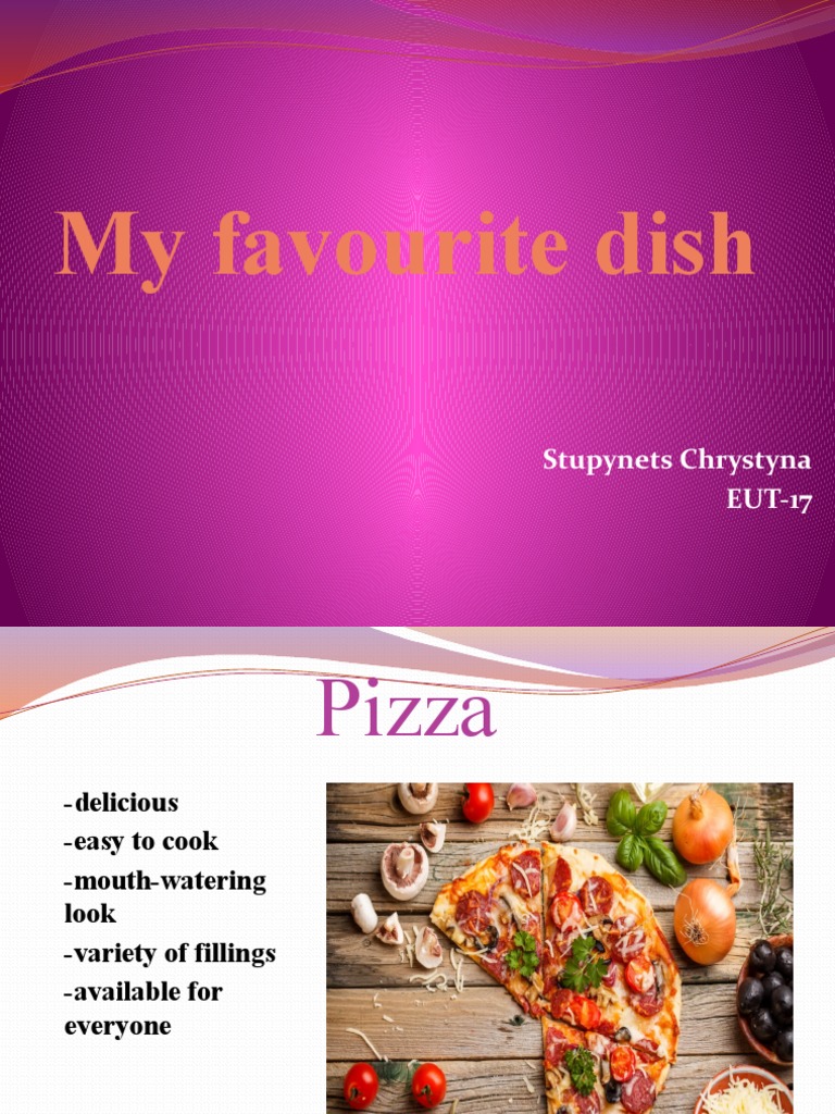 My Favourite Dish | PDF