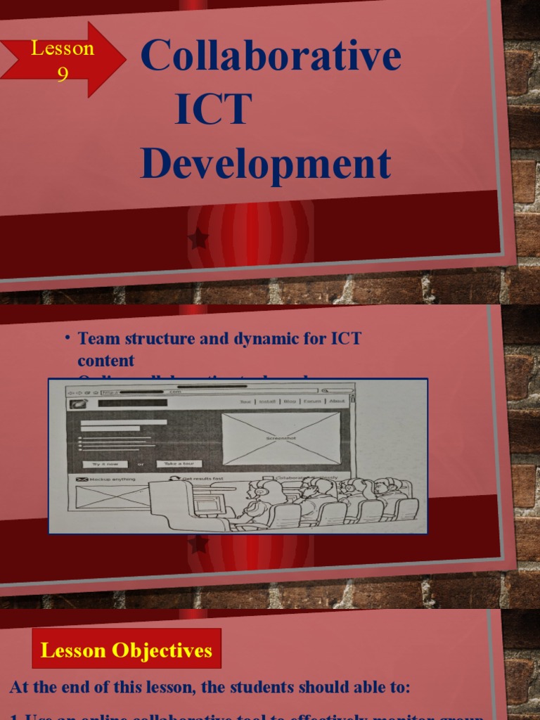 Collaborative ICT Development: Lesson 9 | PDF