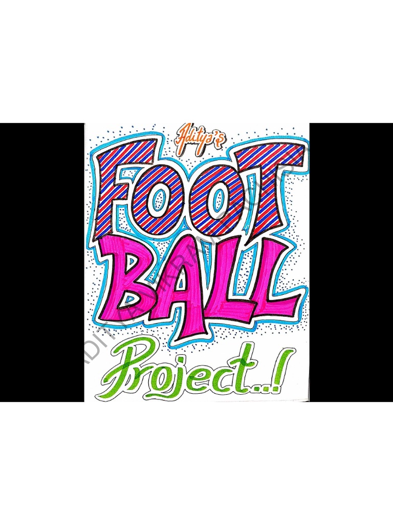 FOOTBALL Physical Education Project File AVP | PDF