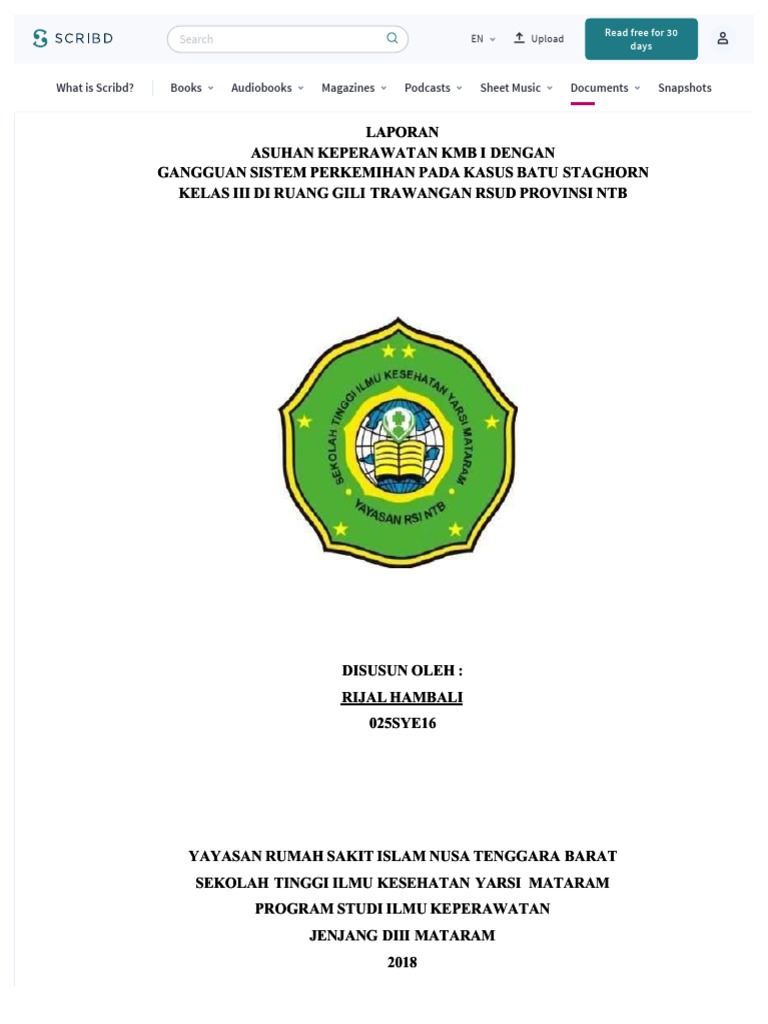 PDF LP Batu Staghorn DD | PDF | Scribd