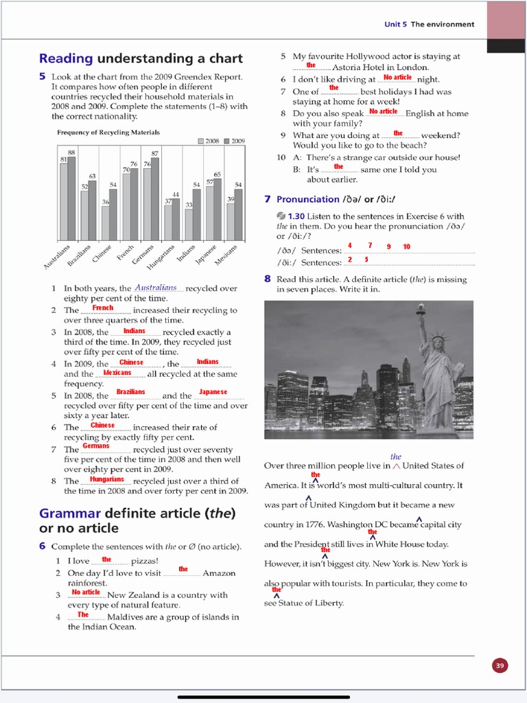 Unit 5 The Environment Page 39 | PDF