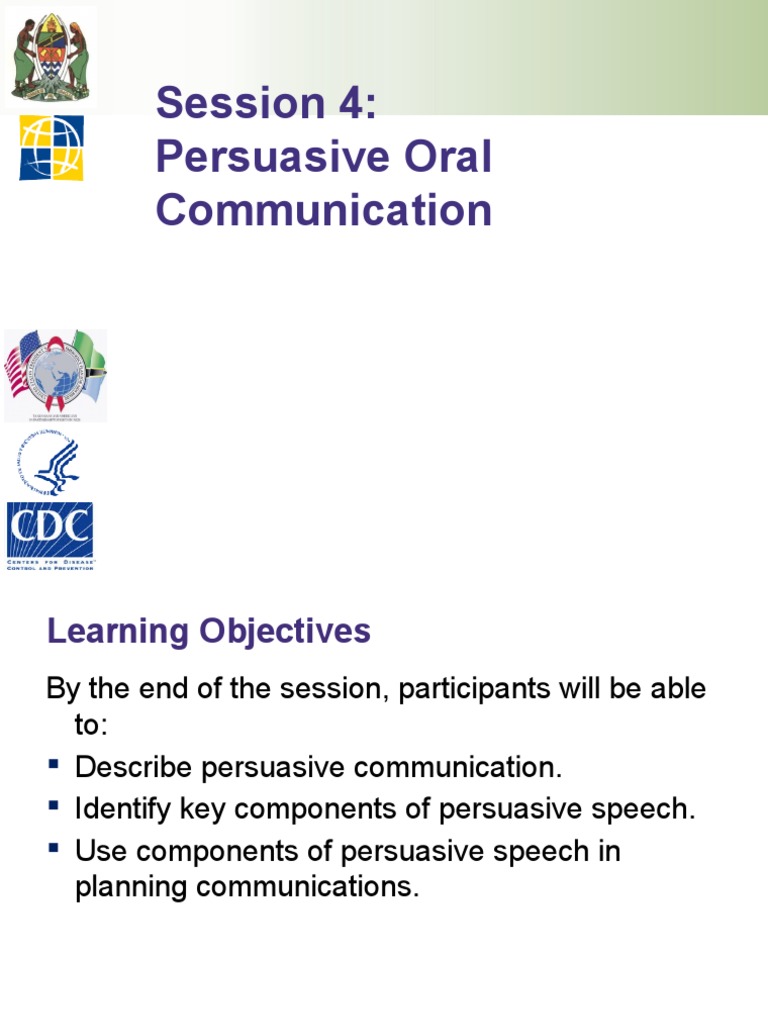 Persuasive Oral Comm | PDF | Credibility | Persuasion