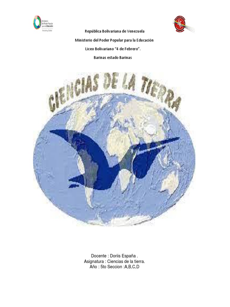 Cuadernillo de Ciencia La Tierra | PDF | Tierra | Roca (geología)
