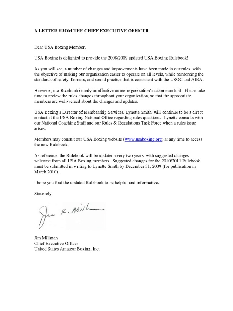 2008 2009 Usa Boxing Rulebook | PDF | Fee | Board Of Directors