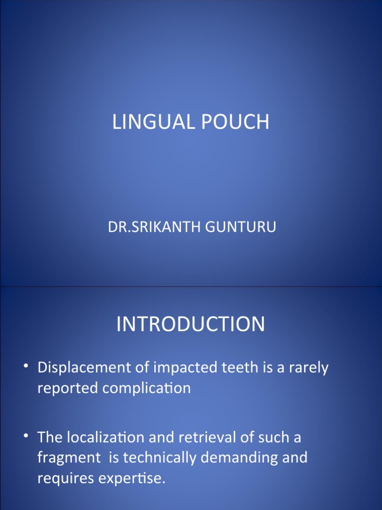 Lingual Pouch 1 | PDF | Tongue | Tooth