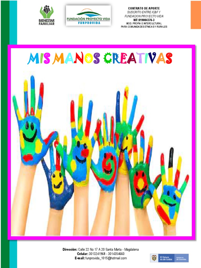 Manos Creativas Funprovida | PDF | Educación de la primera infancia ...