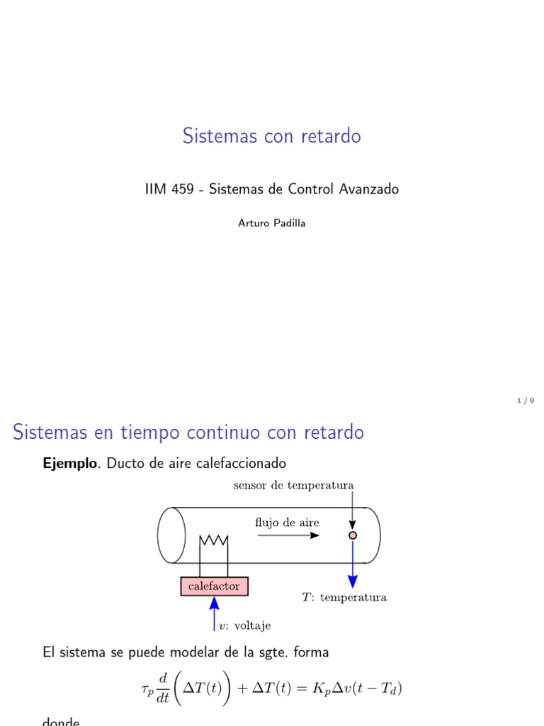 04b Sistemas Con Retardo | PDF | Matemáticas | Análisis matemático