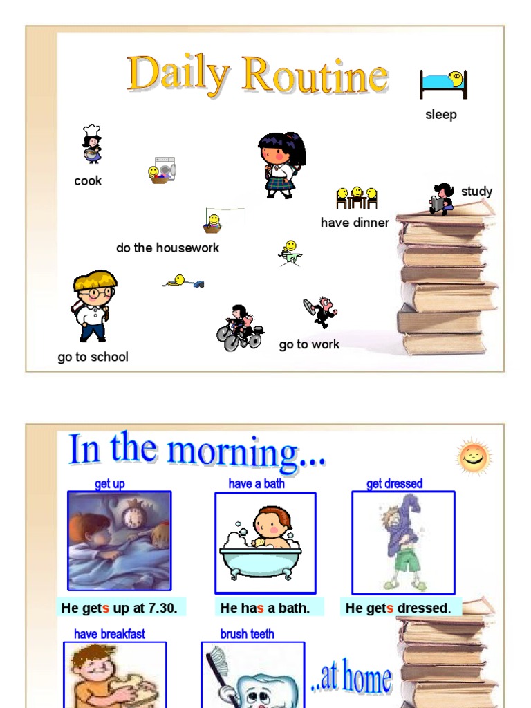 Daily Routine Grade 2 | PDF