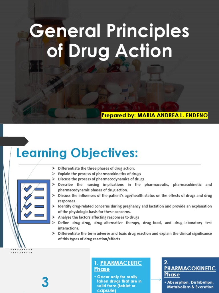 Pharma - 2020 General Principles of Drug Action | PDF | Cytochrome P450 ...