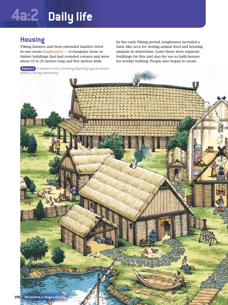 Lesson 2 Daily Life Retroactive Student Worksheet | PDF | Vikings