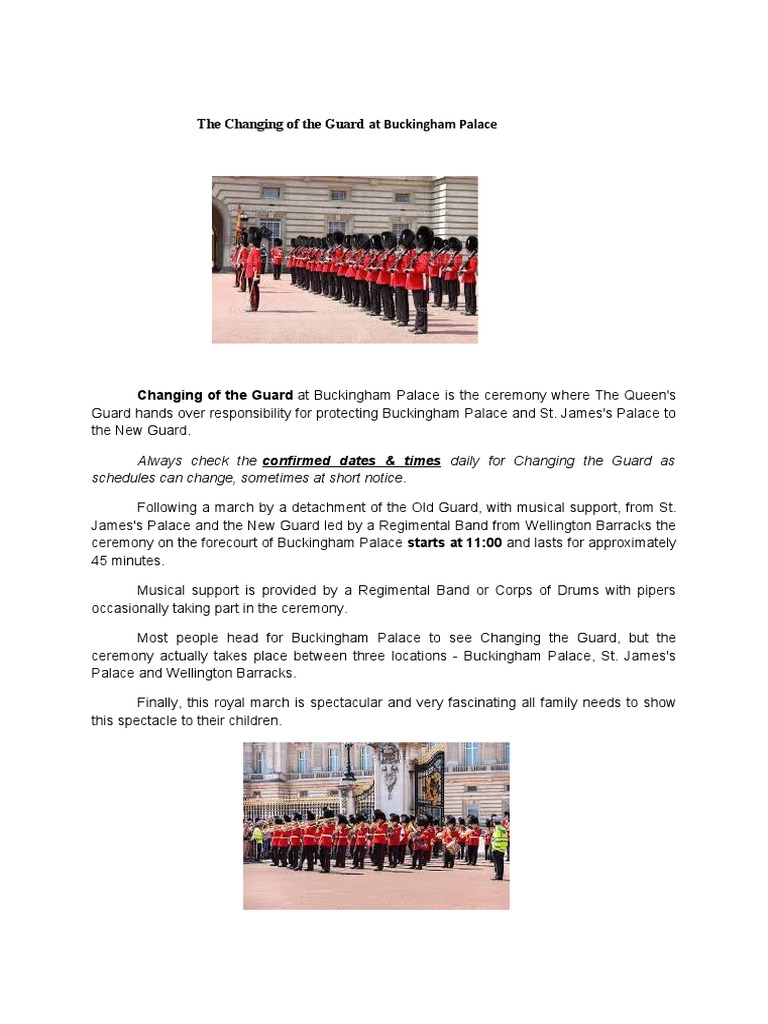 Changing of The Guard | PDF