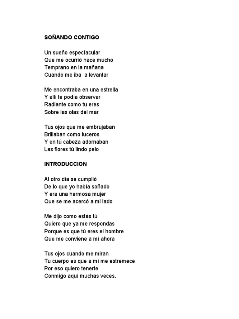 Soñando Contigo | PDF