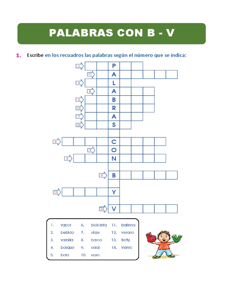 Palabras Con B y V | PDF