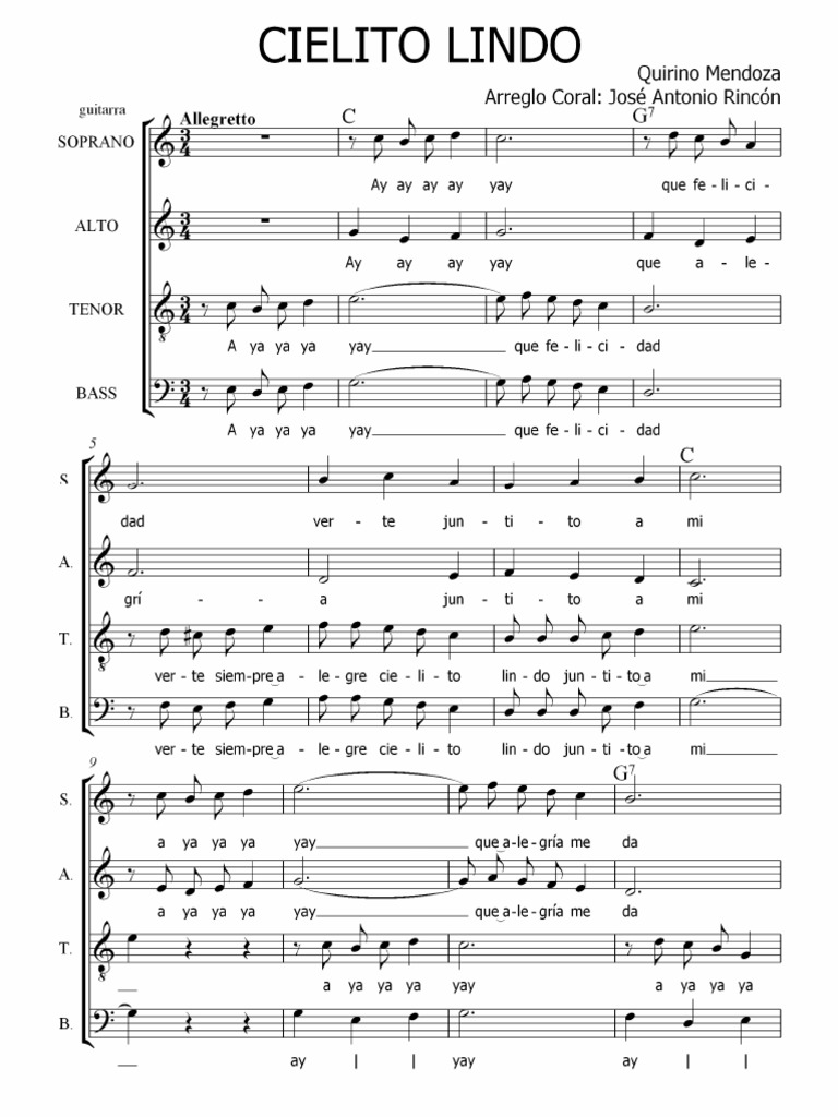 Cielito Lindo | PDF