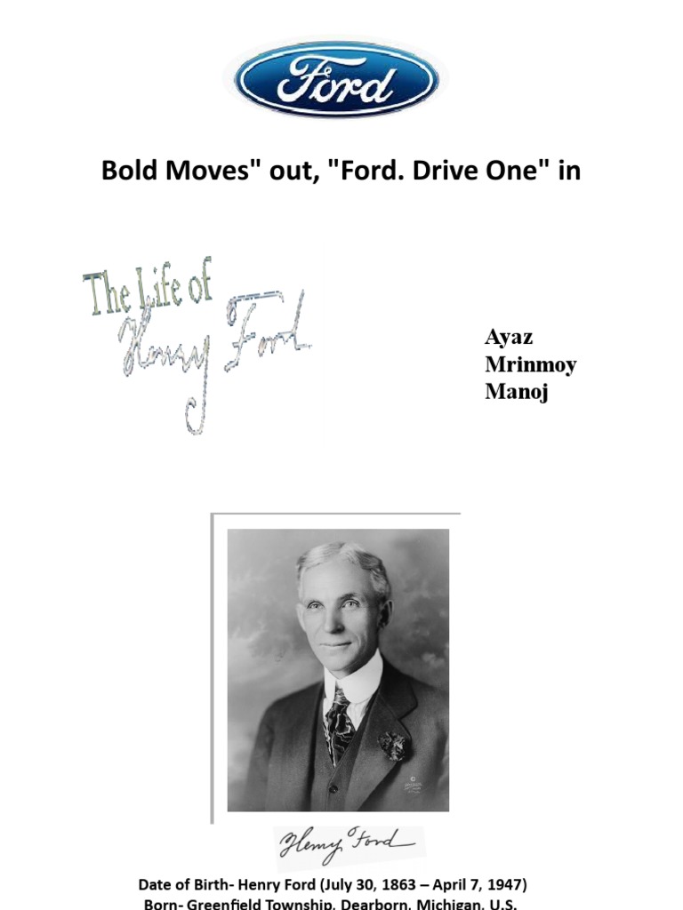 Henry Ford: Pioneer of Mass Production | PDF | Ford Motor Company ...