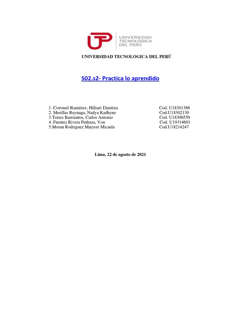 Semana 2 Tarea 2 | PDF