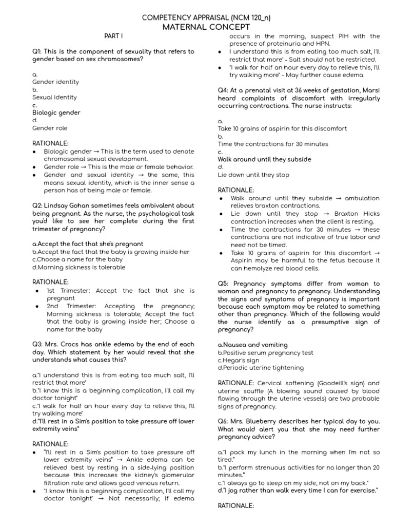 Understanding Pregnancy: A Review of Key Concepts Regarding Maternal ...