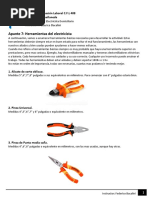 Lista de 25 Herramientas Esenciales para Electricistas | PDF | Conector eléctrico | Aislador ...