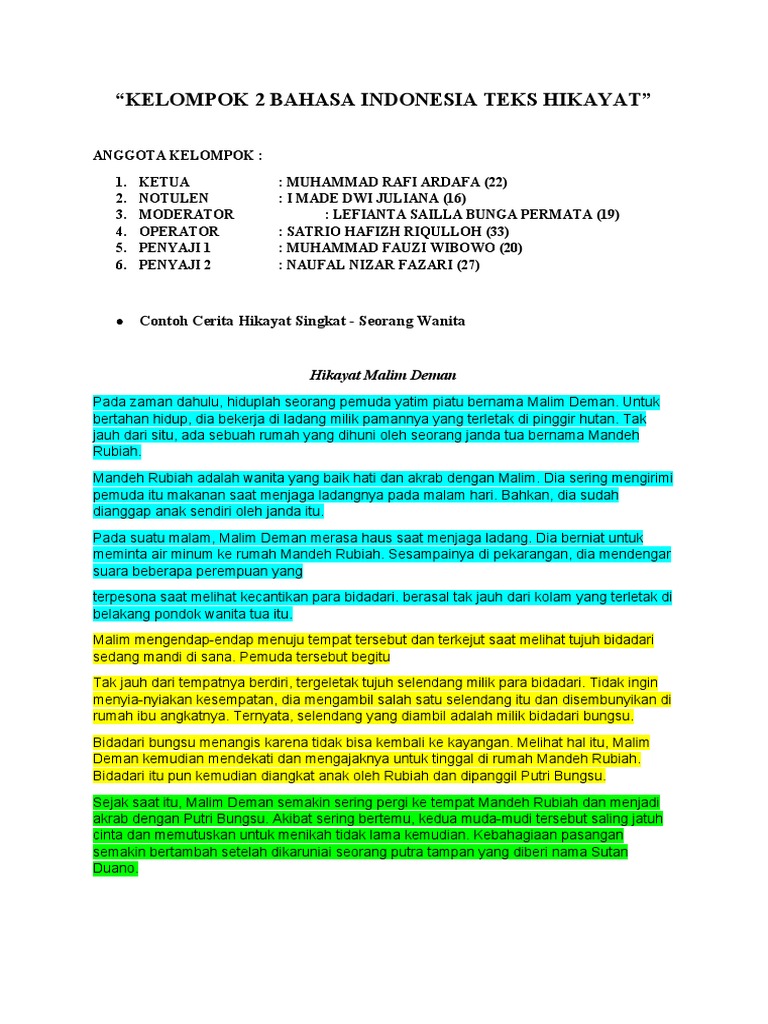 Hikayat Malim Deman | PDF