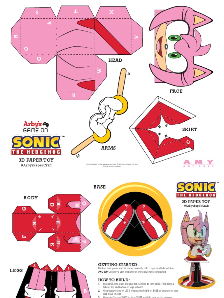 Amy 3D Paper Toy FA | PDF