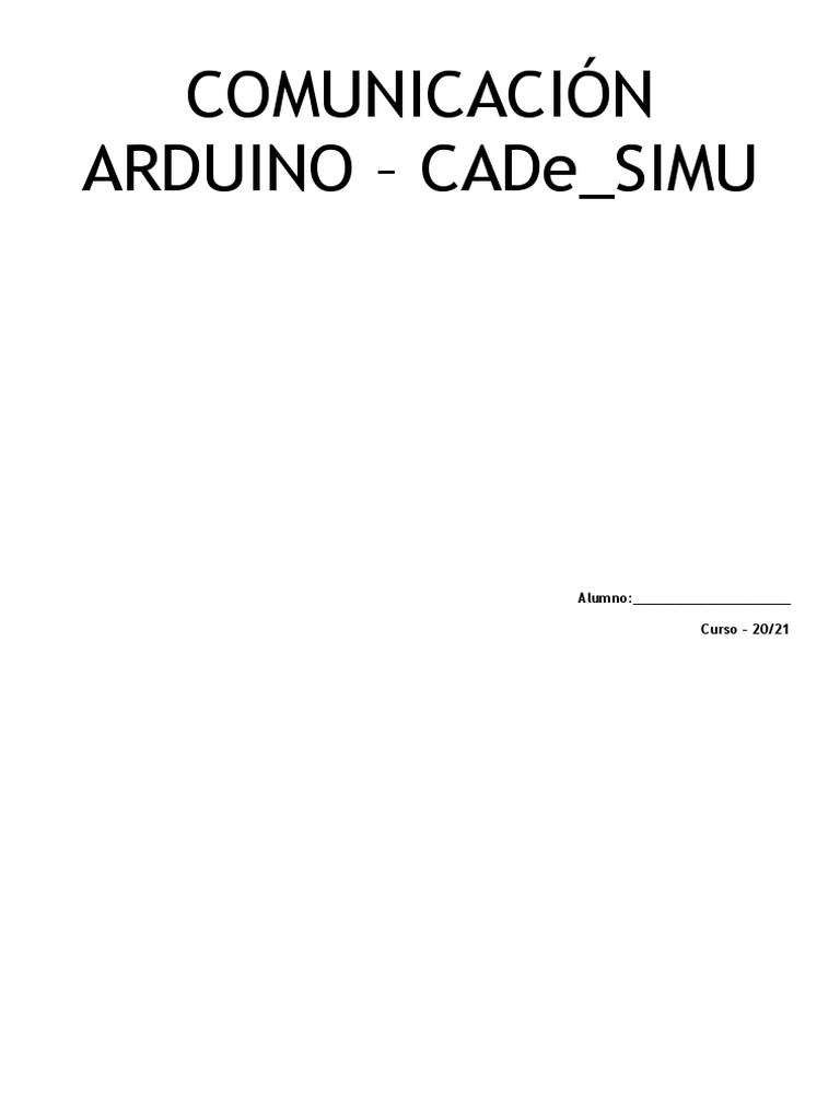 Arduino CADeSimu | PDF | Arduino | Biblioteca (informática)