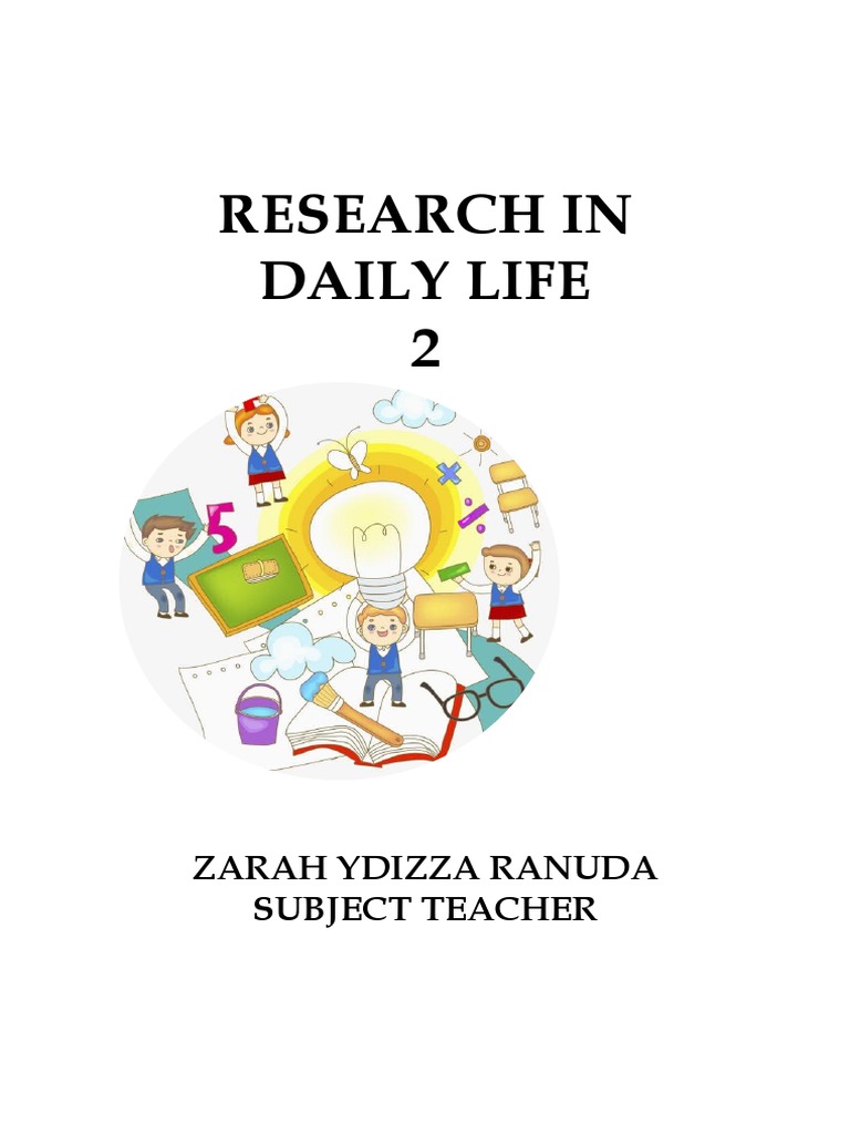 Research in Daily Life 2 | PDF | Statistics | Level Of Measurement