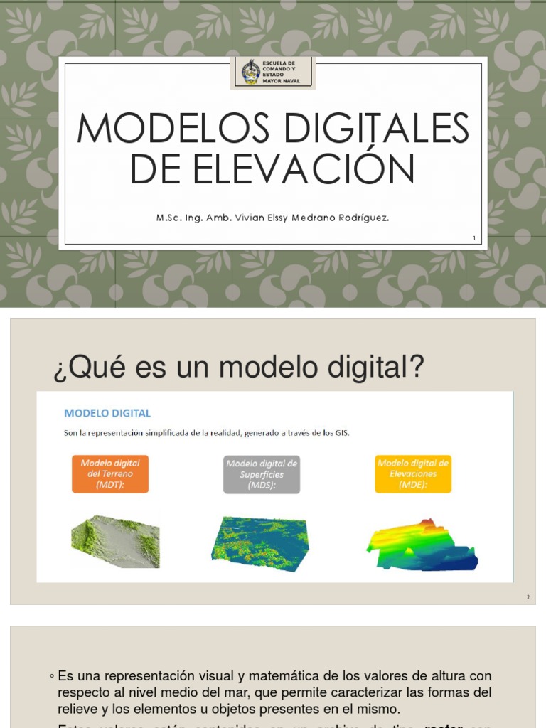 Modelos Digitales de Elevación | PDF | Ciencia y matemáticas | Informática