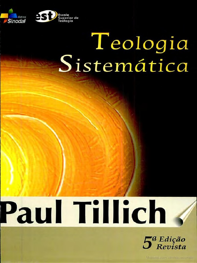 TEOLOGIA SISTEMATICA Por PAUL TILLICH Parte 1 | PDF