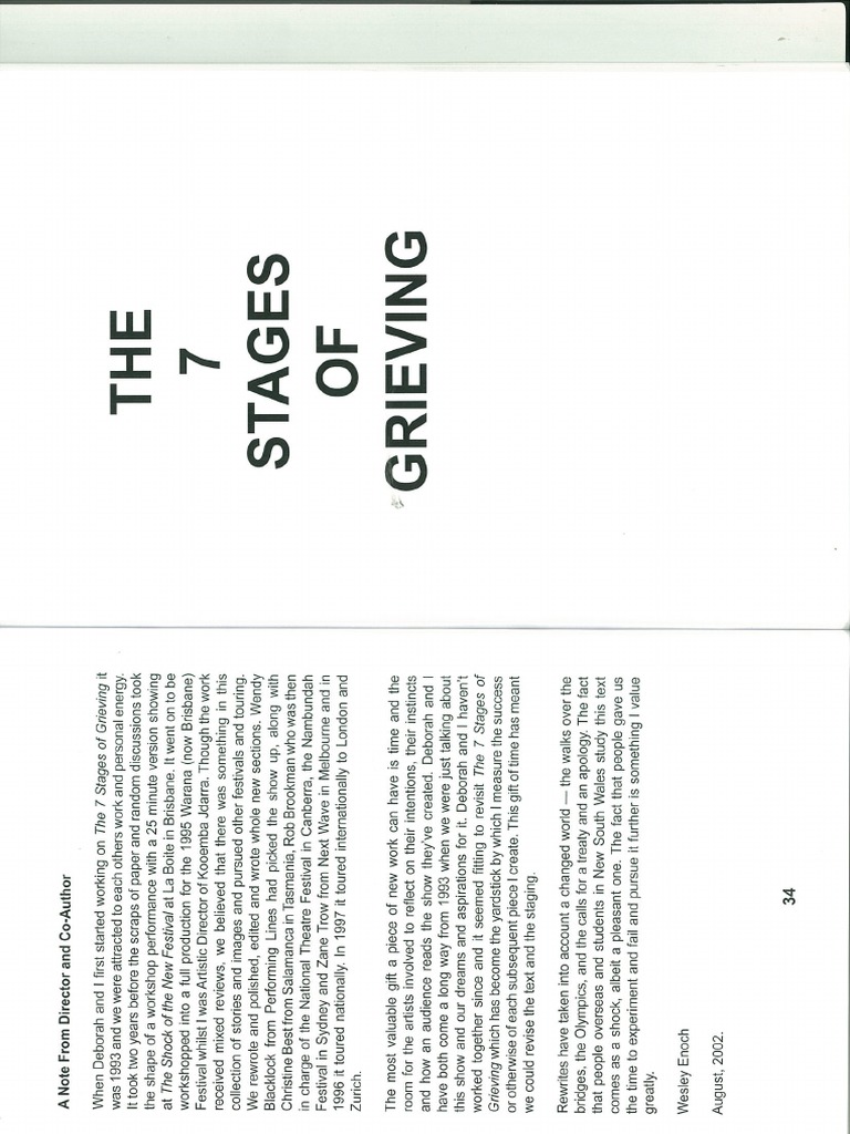 7 Stages of Grieving | PDF
