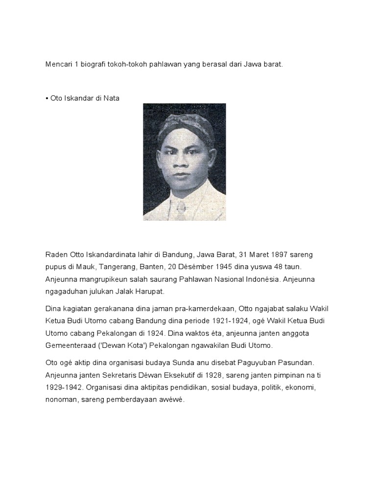 Biografi Sunda QDHH | PDF