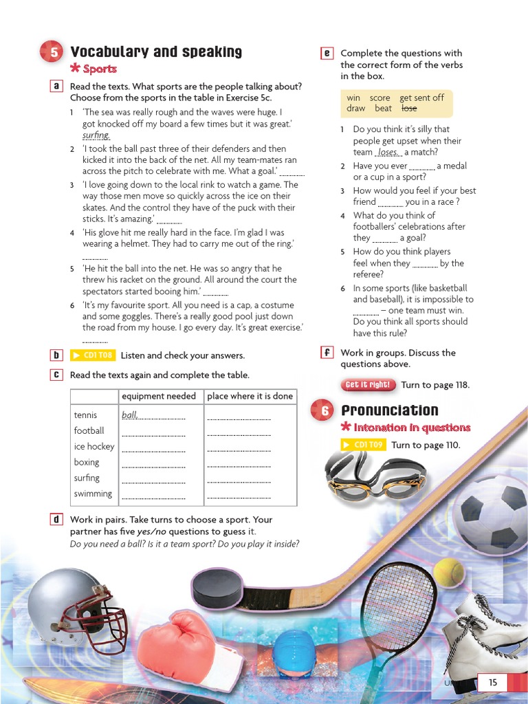 English in Mind 4 Students Book Split 2 210921 074354 | PDF | Sports