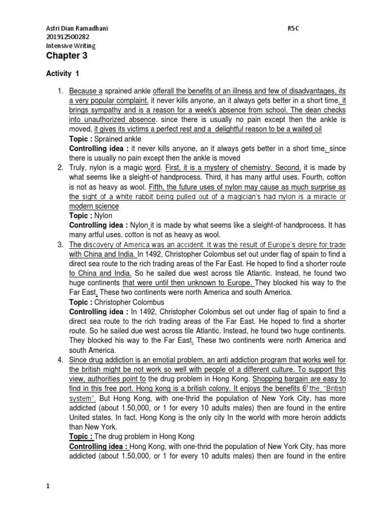 Intensive Writing Assignment 2 | PDF | Sat | Volcano