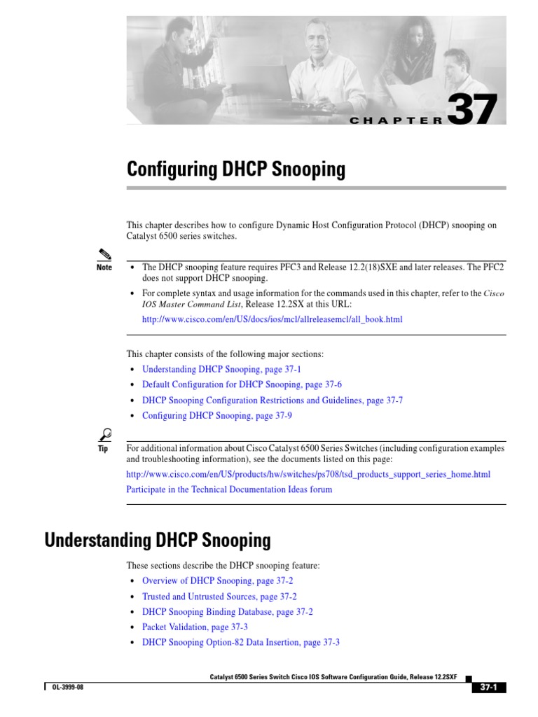 Configuring DHCP Snooping | PDF | Network Switch | Ip Address
