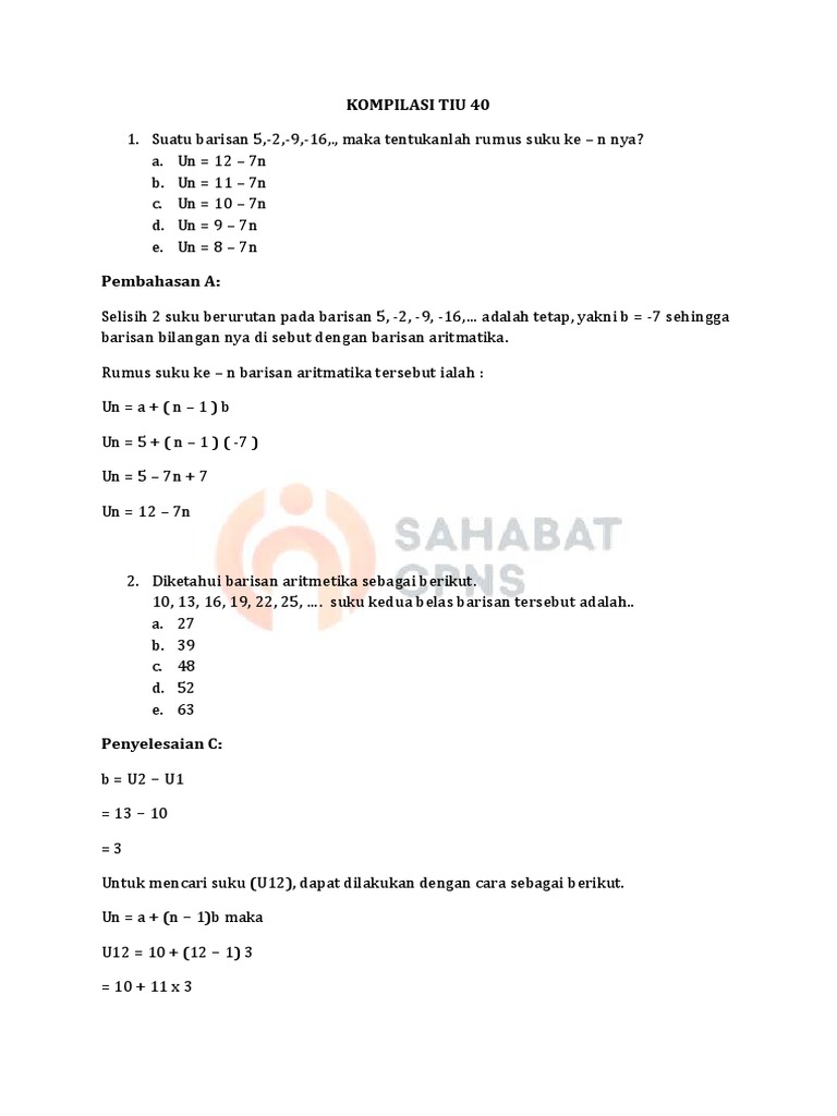 Kompilasi Tiu 40 | PDF