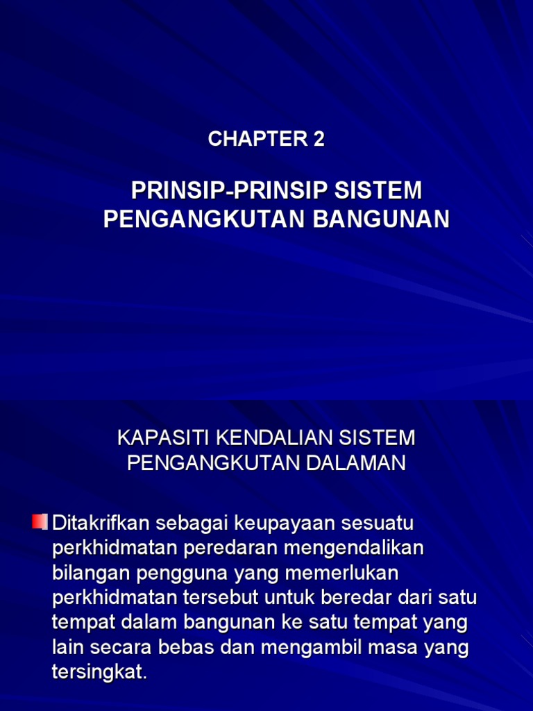 Chapter 2 Prinsip Prinsip Sistem Pengangkutan Dalaman Pdf