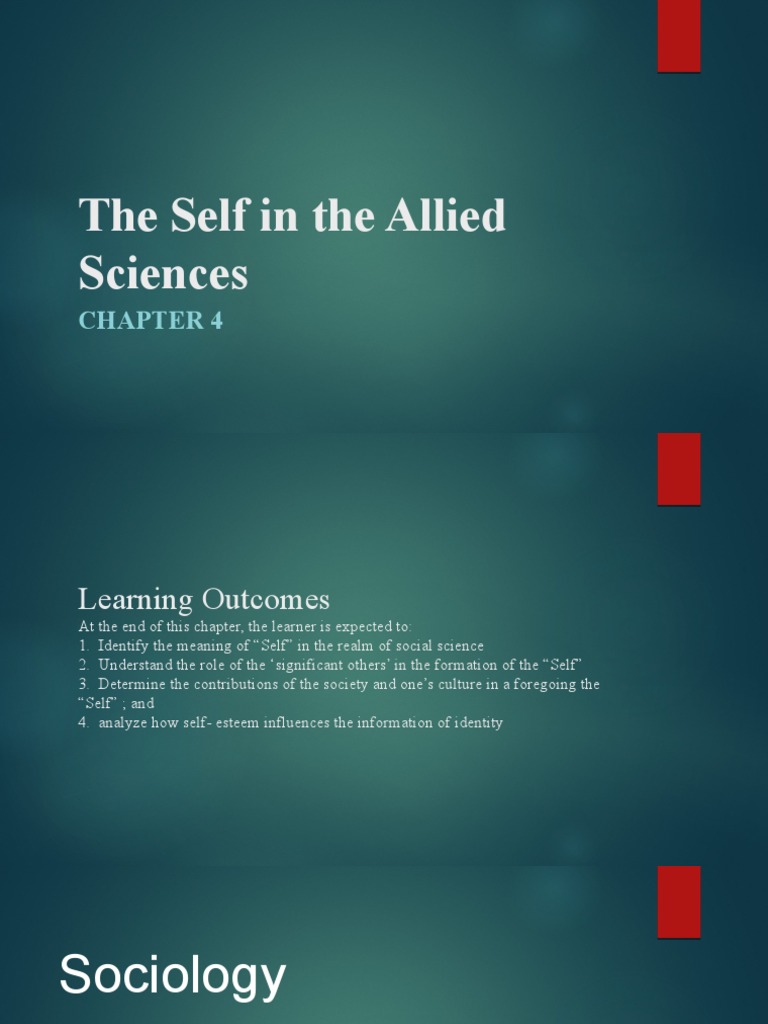 Chapter 4 Self in Allied Science | PDF | Self | Identity (Social Science)