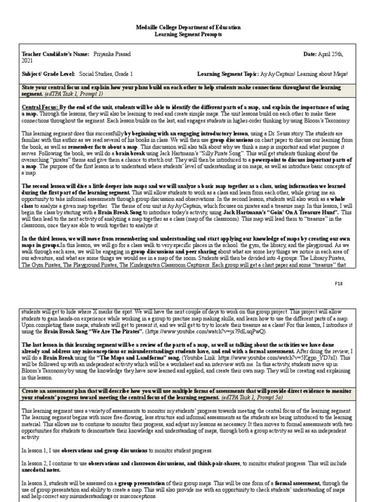Learning Segment Assignment | Download Free PDF | Educational ...