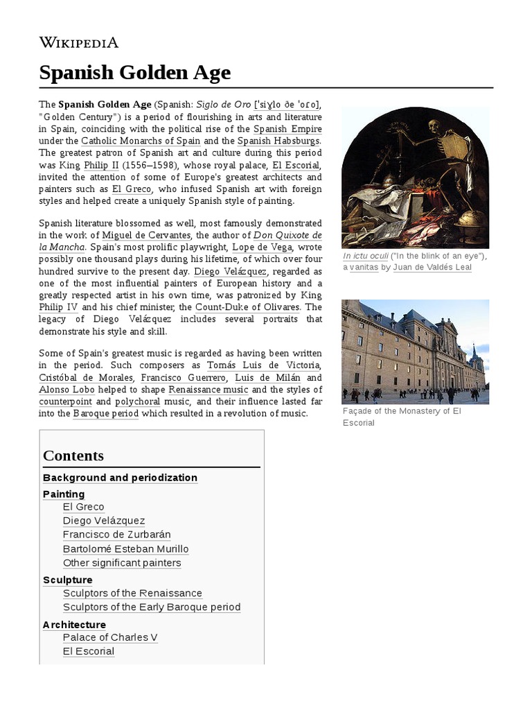 Spanish Golden Age | PDF