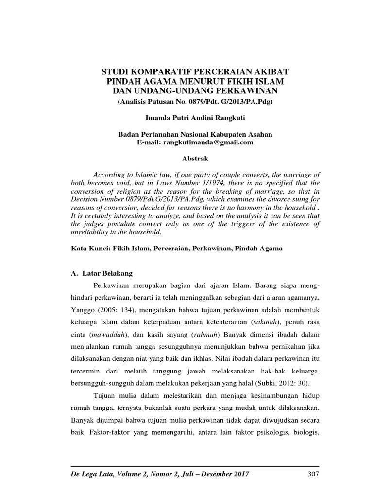 9 - Imanda Putri Andini | PDF | Hukum