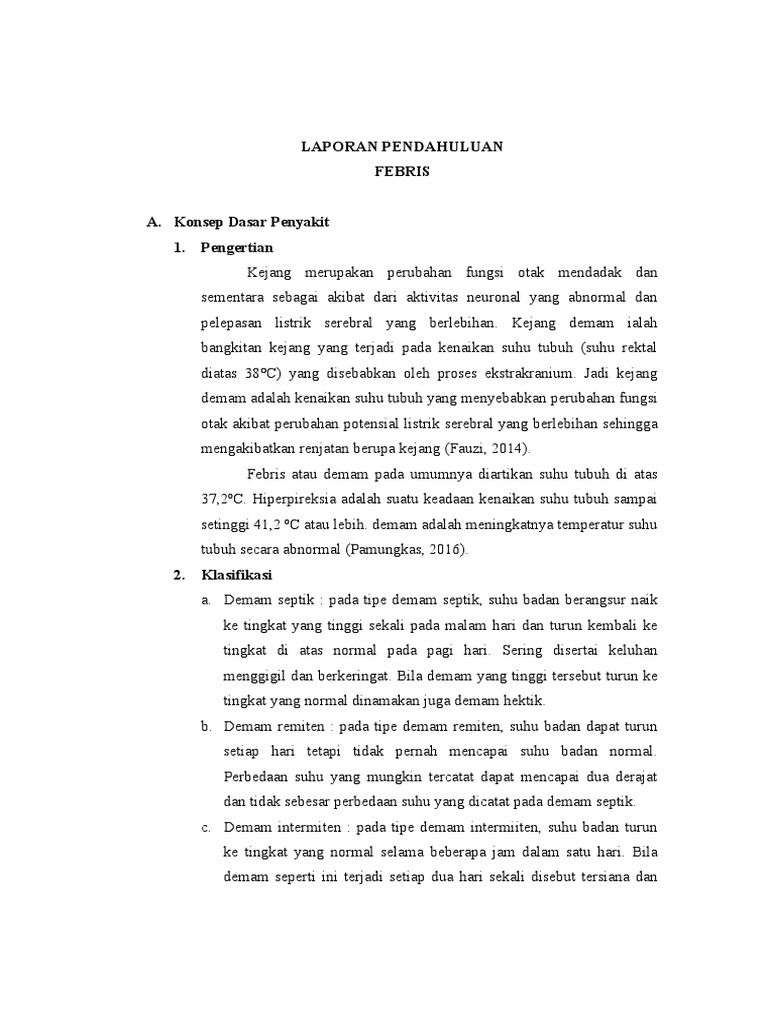 LP Febris Dewasa | PDF