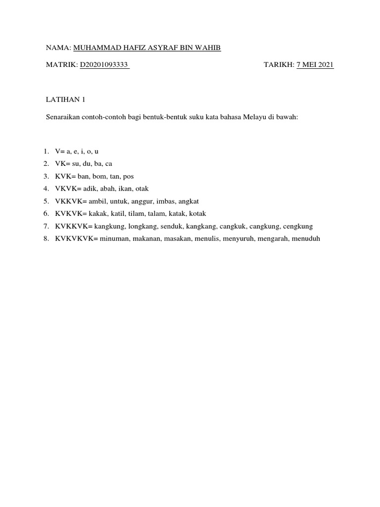 Rajah Pohon Autosegmental | PDF