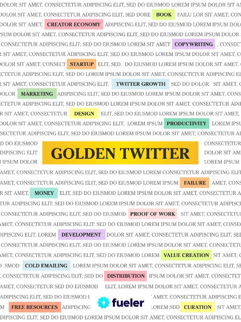 Golden Twitter by Fueler | PDF | Social Media | Popular Culture & Media ...