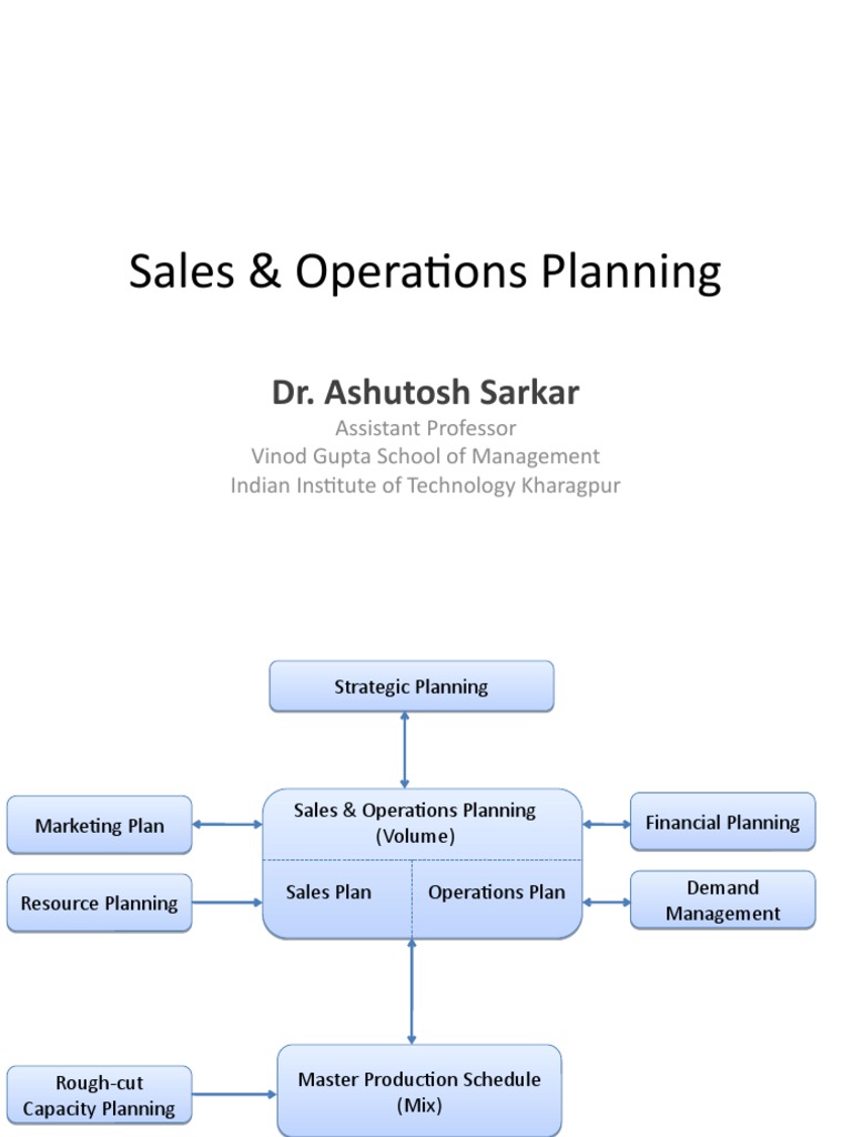 Sales & Operations Planning | PDF | Inventory | Labour Economics