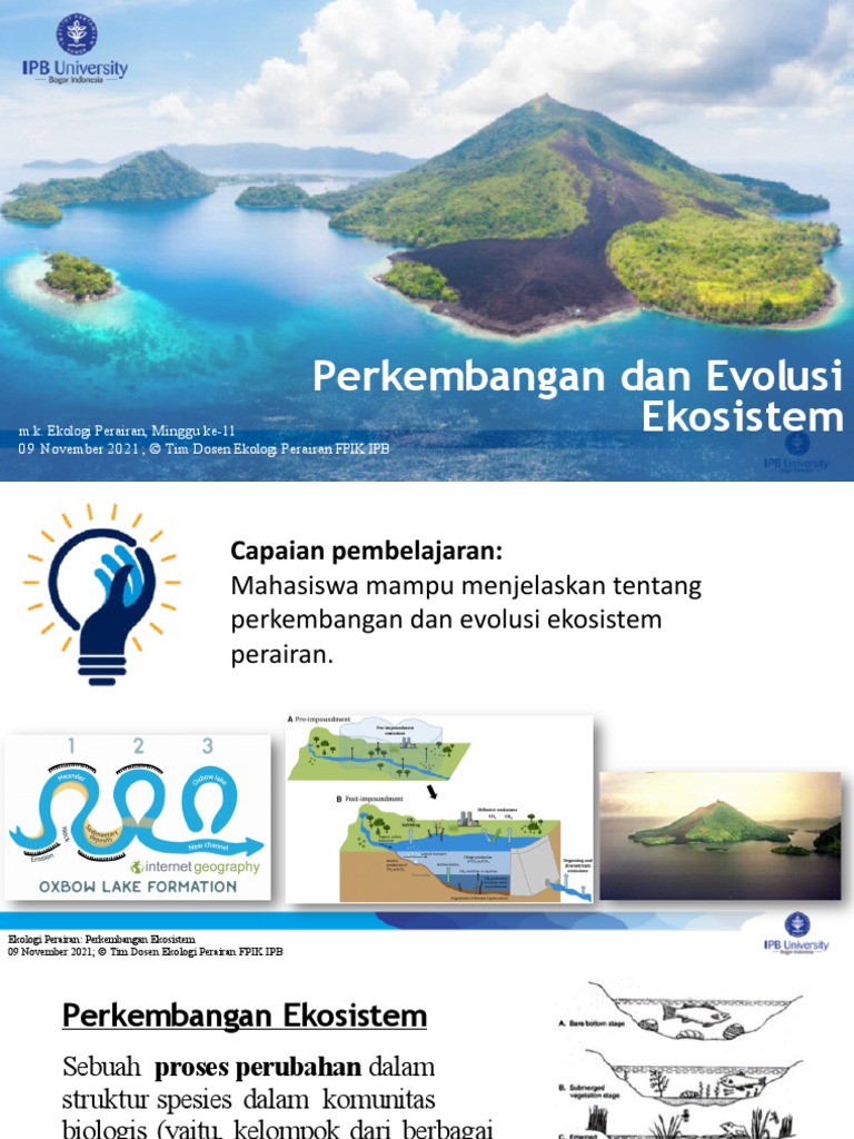 Development and Evolution of Ecosystems | PDF