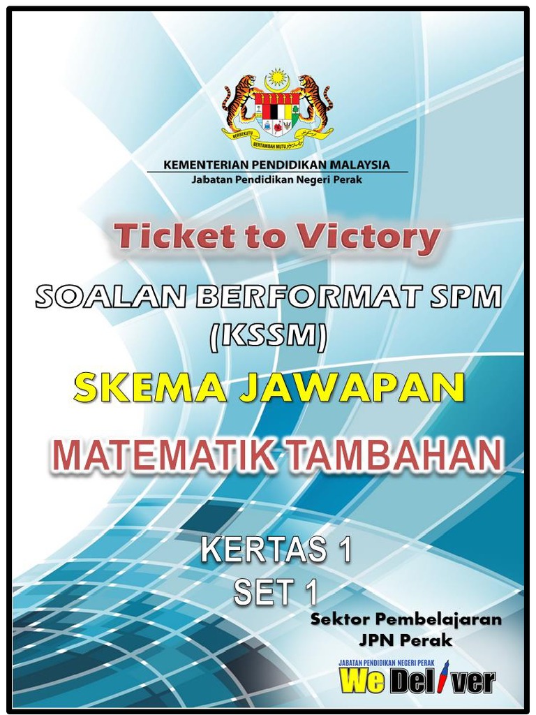 #3 TTV Add Math Kertas 1 (Set 1) SKEMA | PDF