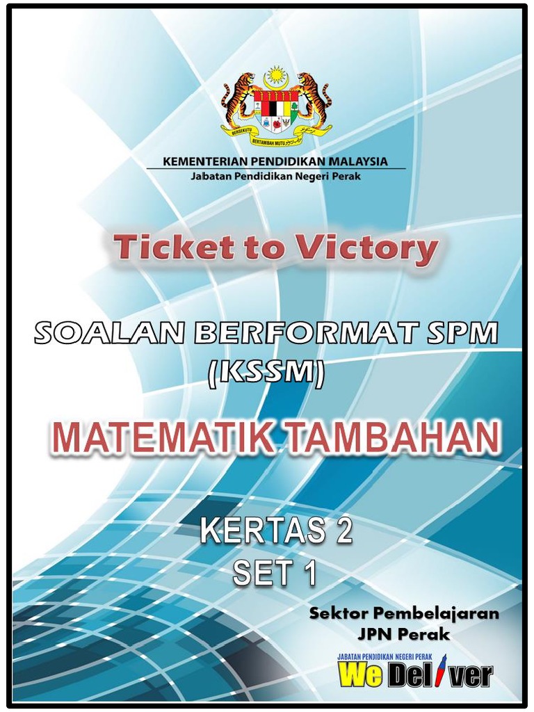 #2 TTV Add Math Kertas 2 (Set 1) | PDF
